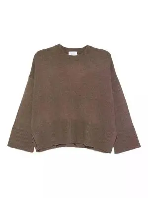 BEYOU Crew Neck Sweater - Brown