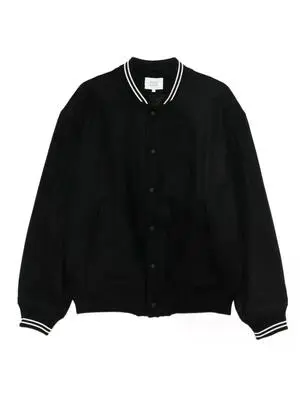 Maison Kitsuné Ribbed-trim Buttoned Jacket