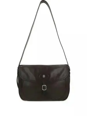 Bally Buckled Shoulder Bag - Brown