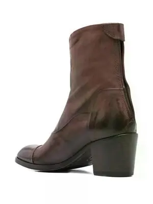 ALBERTO FASCIANI Zip-up Block-heel Boots