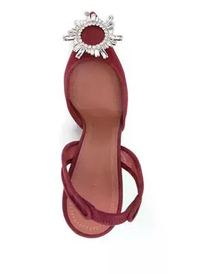 Amina Muaddi Begum Sling Mesh Pumps
