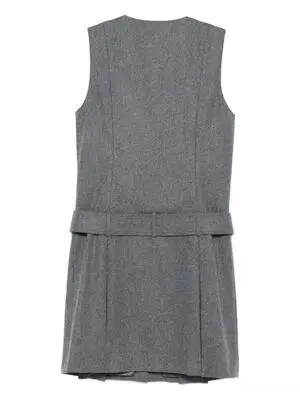 A.p.c. Belted Buttoned Dress