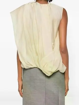 ENTIRE STUDIOS Draped Sleeveless Blouse
