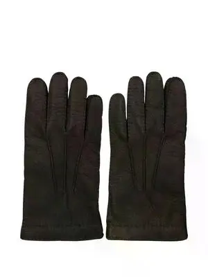 RESTELLI Leather Gloves - Brown