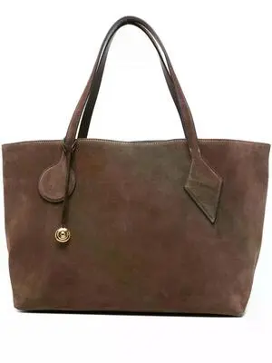 LIFFNER Large Suede Tote Bag