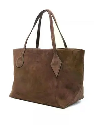 LIFFNER Large Suede Tote Bag