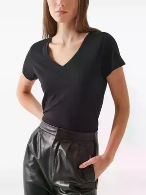 PATRICK ASSARAF V-neck Short-sleeve T-shirt