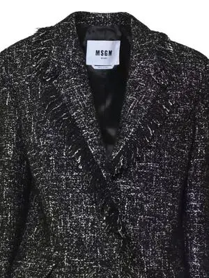 MSGM Fringed Blazer