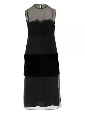 Ferragamo Round Neck Cocktail Dresses