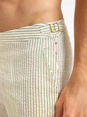 Orlebar Brown Bulldog Stripe Swim Shorts - Brown
