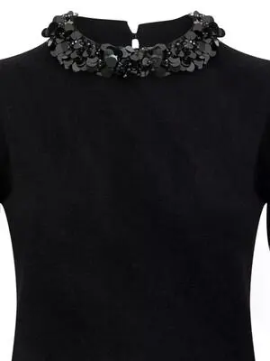 Ulla Johnson Liv Embroidered Knit Top