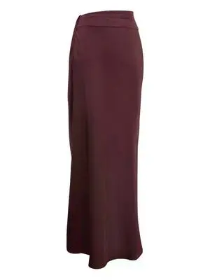 Lapointe Asymmetric Draped Maxi Skirt