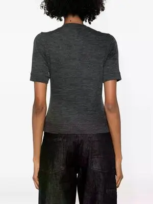 Vince Wool Short Sleeve Sweater