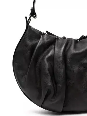 REPTILE'S HOUSE Gathered Shoulder Bag - Black
