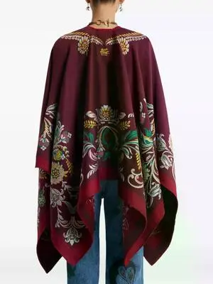 Etro Floral-jacquard Cape