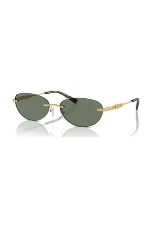 Michael Kors Manchester Oval Sunglasses - Green