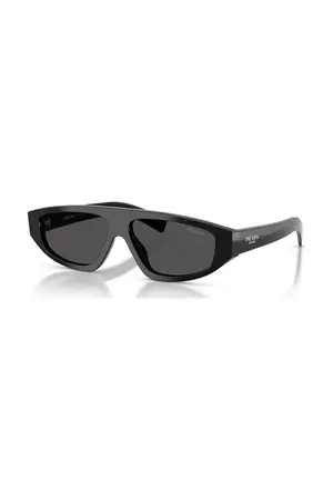 Prada Irregular Sunglasses - Black