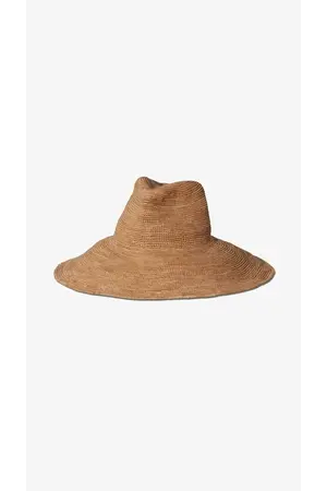 Janessa Leoné Waverly Raffia Straw Hat - Red