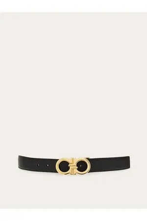 FERRAGAMO Reversible And Adjustable Gancini Belt Gold
