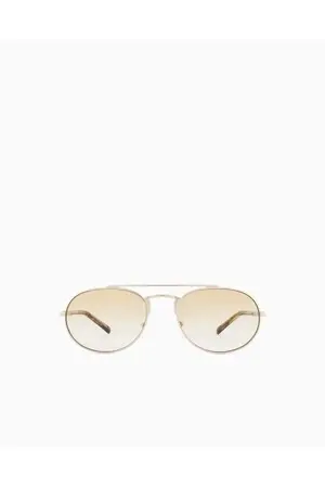Emporio Armani Aviator Sunglasses - Gold