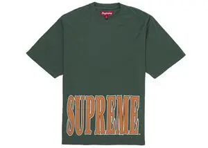 Supreme Cracked Stretch Short Sleeve Top - Green