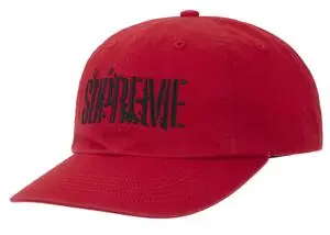 Supreme Splatter 6-panel Cap - Red