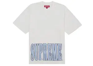 Supreme Cracked Stretch Short Sleeve Top - White