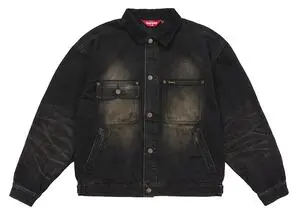Supreme Distressed Selvedge Trucker Jacket