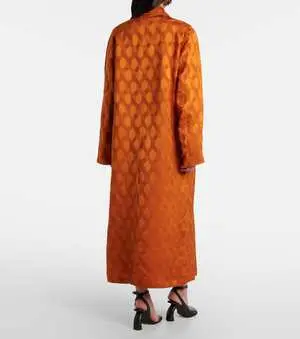 Dries Van Noten Printed Long Coat