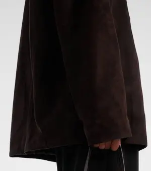 THE ROW Fabian Suede Jacket - Brown