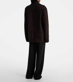 THE ROW Fabian Suede Jacket - Brown