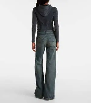 Balenciaga Low-rise Wide-leg Jeans