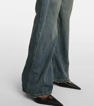 Balenciaga Low-rise Wide-leg Jeans