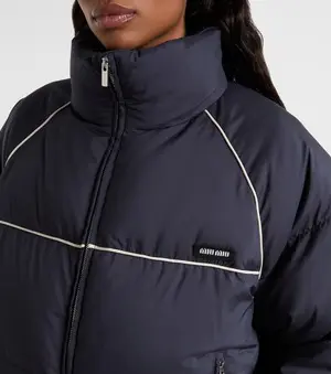 Miu Miu Technical Down Jacket - Blue