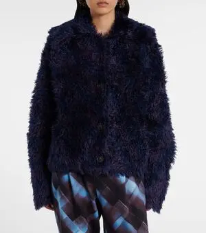 Dries Van Noten Wool And Alpaca-blend Cardigan