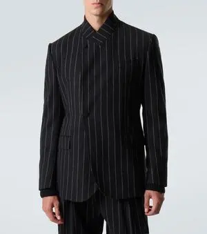 Dolce & Gabbana Pinstripe Wool-blend Blazer