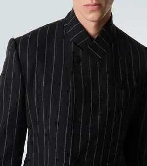 Dolce & Gabbana Pinstripe Wool-blend Blazer