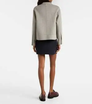 Max Mara Sarah Virgin Wool Jacket - Grey