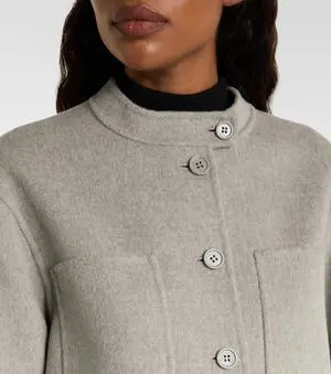 Max Mara Sarah Virgin Wool Jacket - Grey