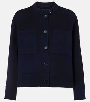 Max Mara Sarah Virgin Wool Jacket - Blue