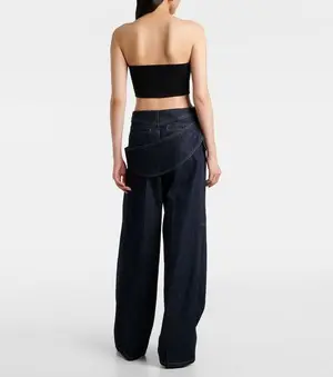 Sportmax Runway High-rise Wide-leg Jeans