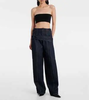 Sportmax Runway High-rise Wide-leg Jeans