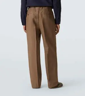 MAISON MARGIELA Mohair And Wool Straight Pants