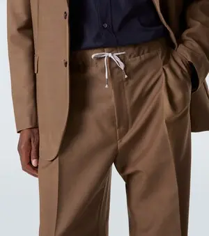 MAISON MARGIELA Mohair And Wool Straight Pants