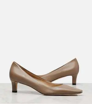 THE ROW Carla 45 Leather Pumps