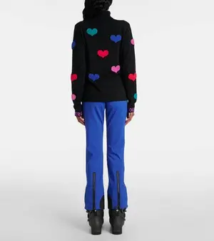 Goldbergh Bacio Embellished Turtleneck Sweater - Black