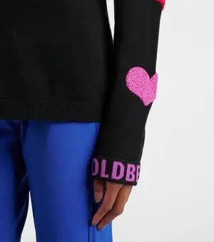 Goldbergh Bacio Embellished Turtleneck Sweater - Black