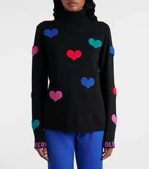 Goldbergh Bacio Embellished Turtleneck Sweater - Black