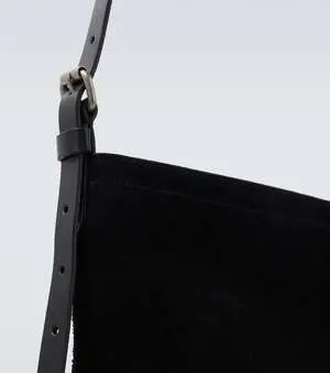 Dries Van Noten Suede Messenger Bag
