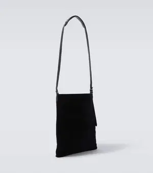 Dries Van Noten Suede Messenger Bag